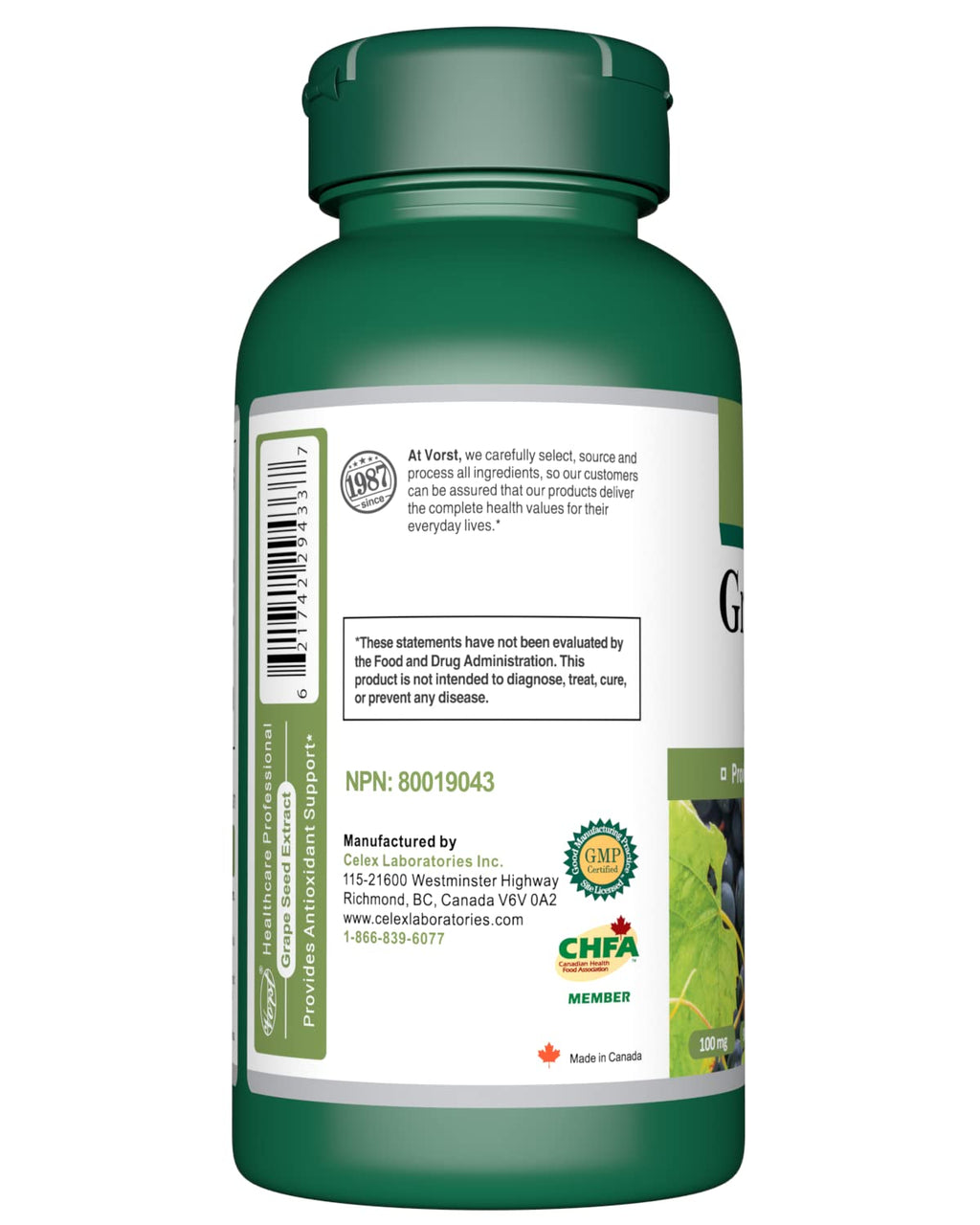 natural grape seed extract supplement
