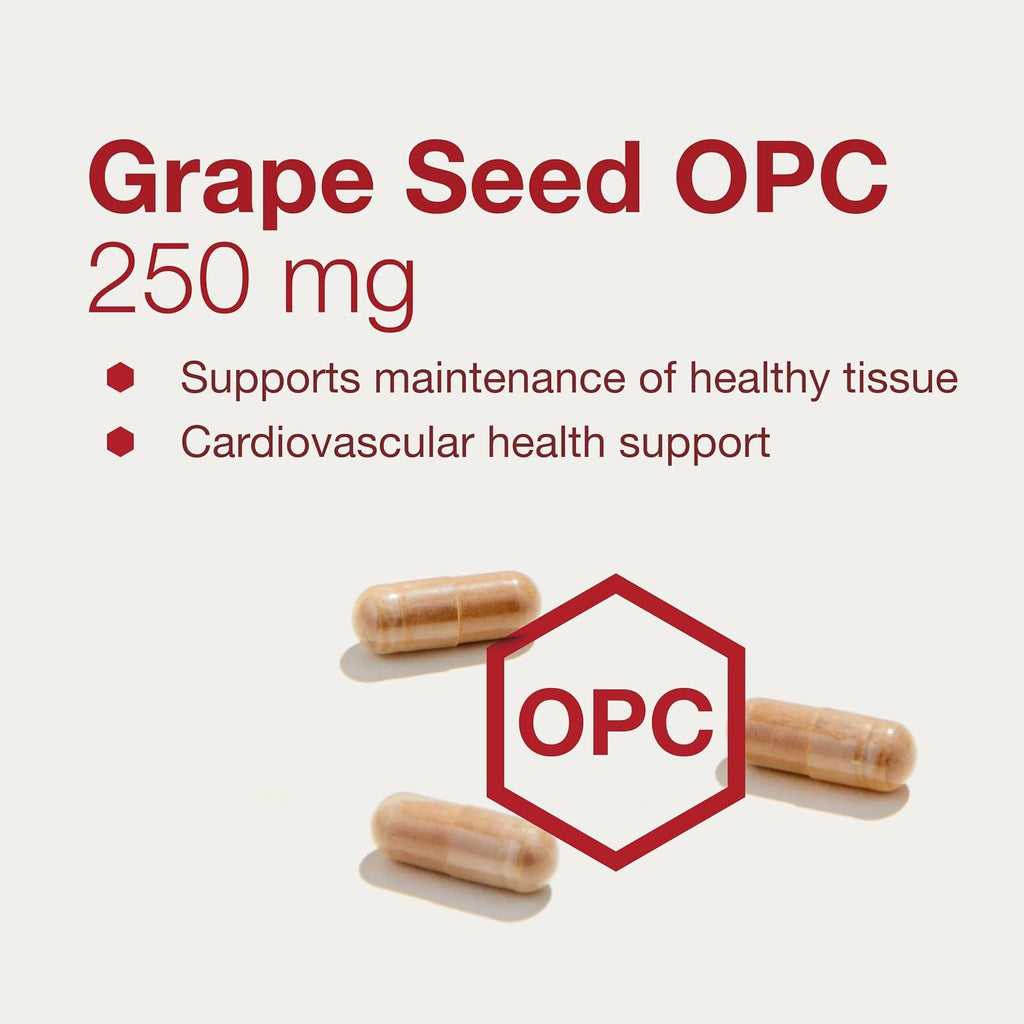 Natural grape seed supplement for wellness