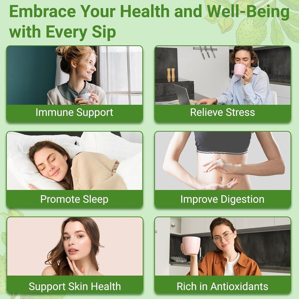 natural graviola leaves herbal tea