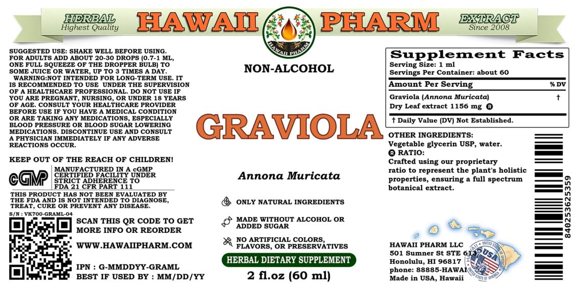 natural Graviola supplement for wellness