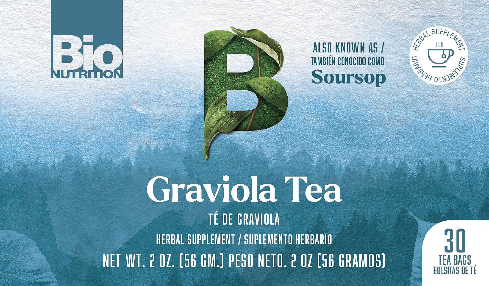 Natural Graviola tea for immune support