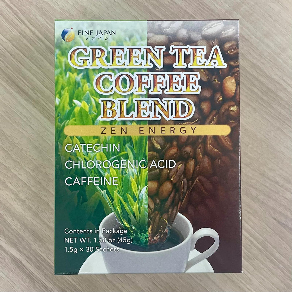 natural green tea coffee infusion