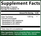 natural green tea extract supplement