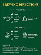 natural green tea for a revitalizing drink