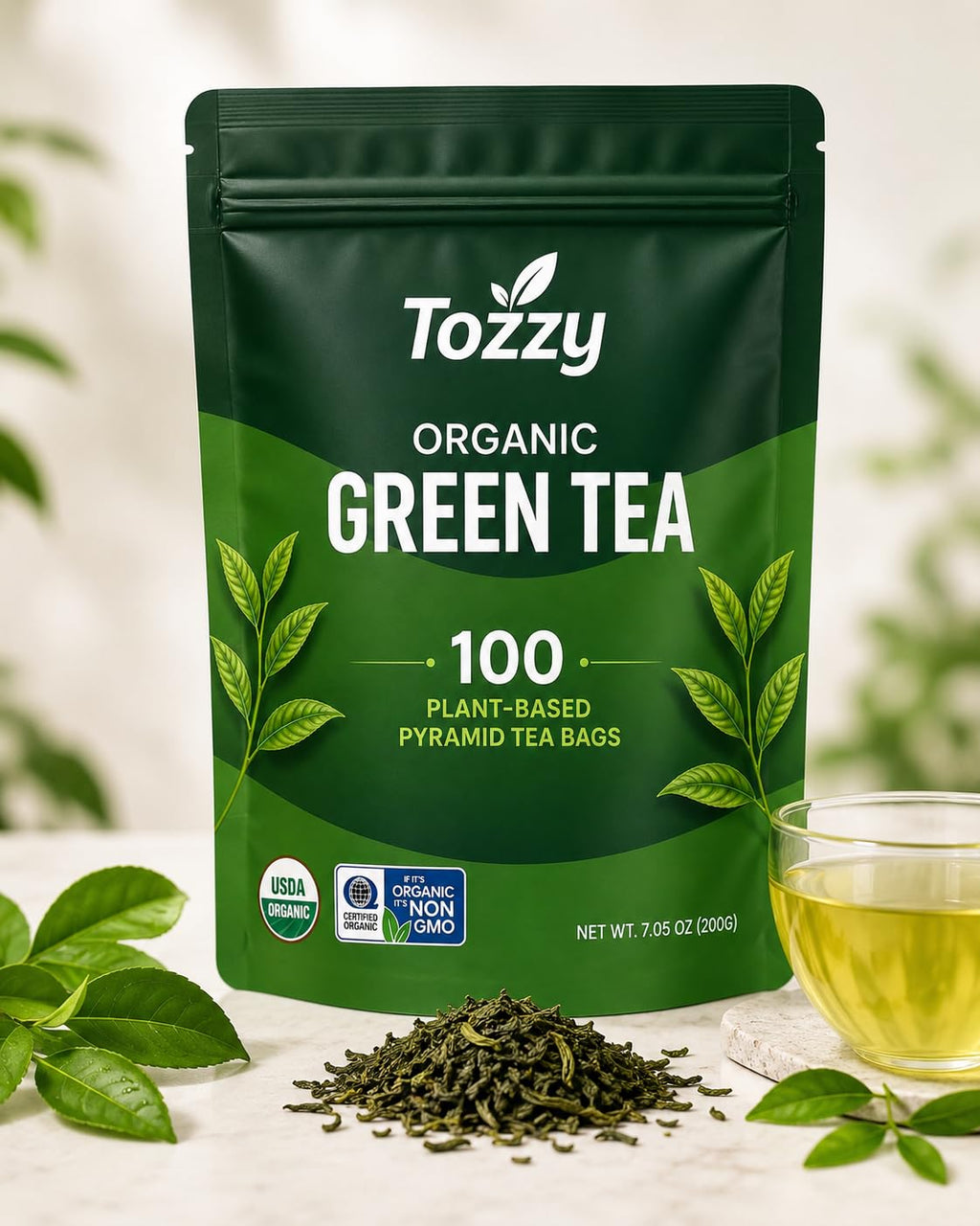 natural green tea for energy