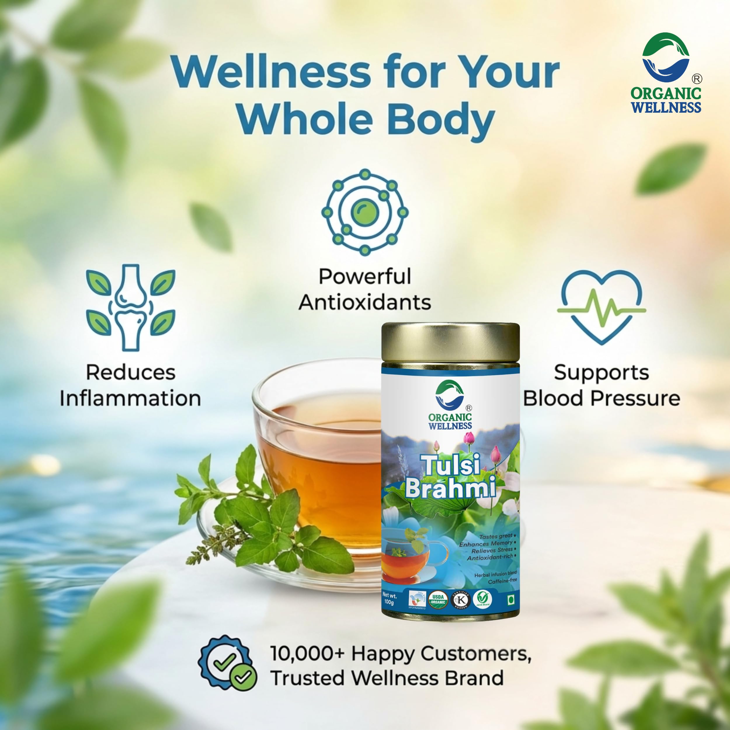 natural green tea for focus