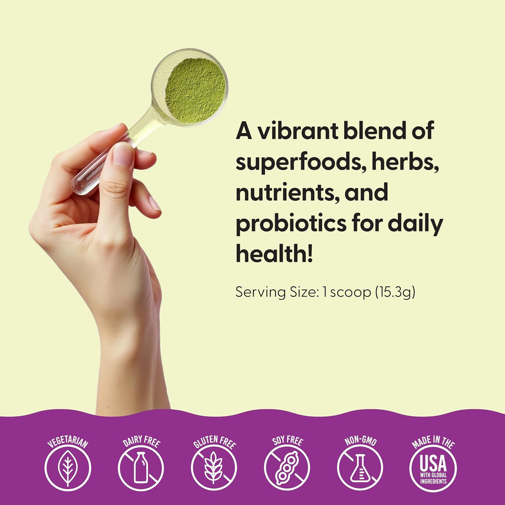 natural greens and reds for wellness