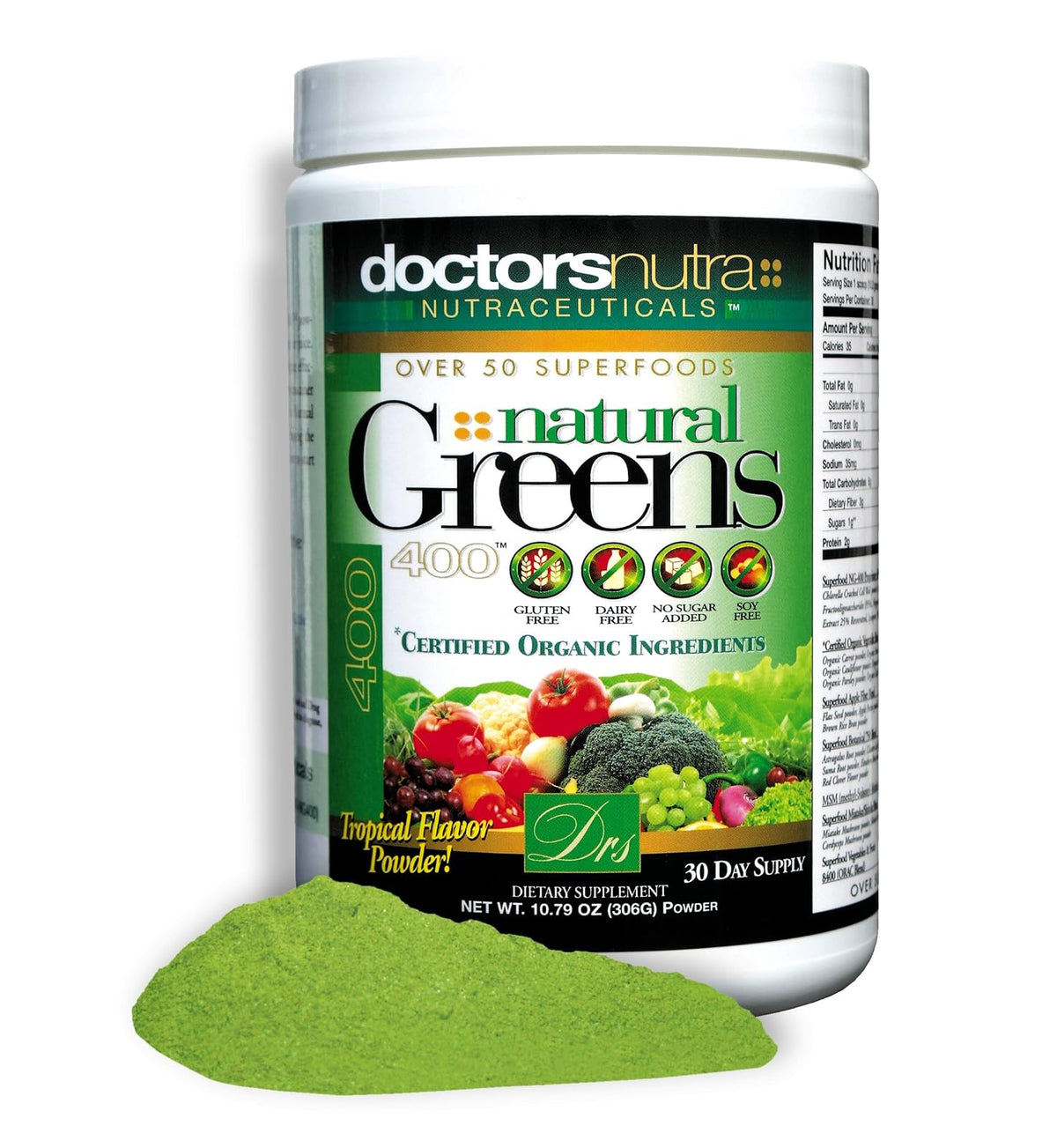 natural greens powder superfood blend
