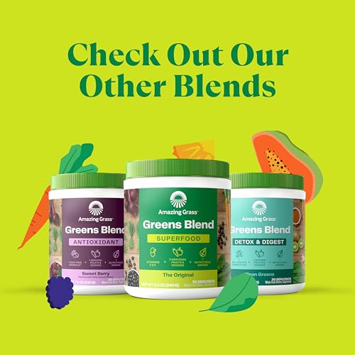 Natural greens powders for vibrant health