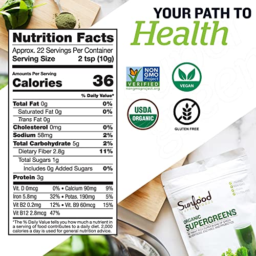 natural greens supplement for vitality