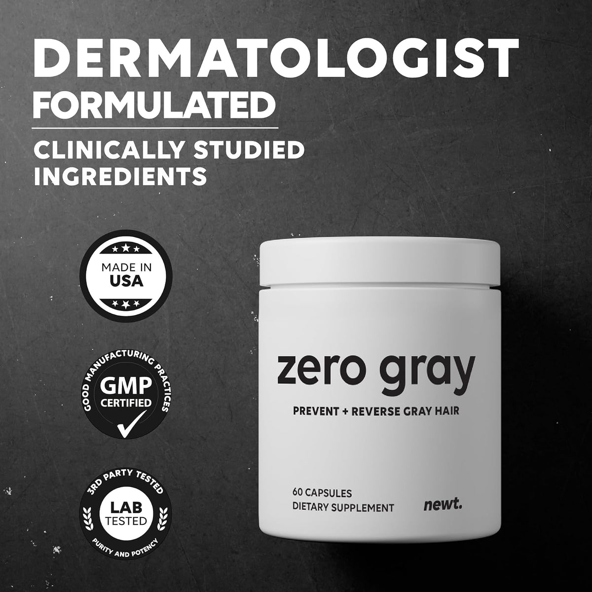 natural grey hair prevention supplement