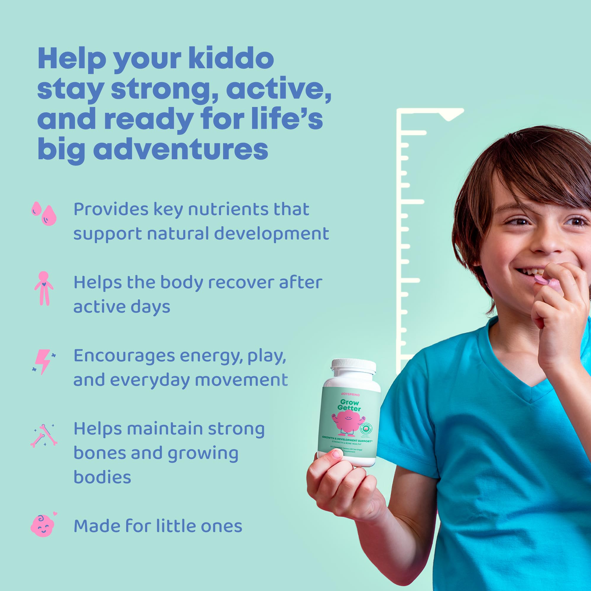 natural growth support chewable vitamins