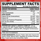 Natural growth support multivitamins