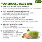 natural guava leaf powder benefits