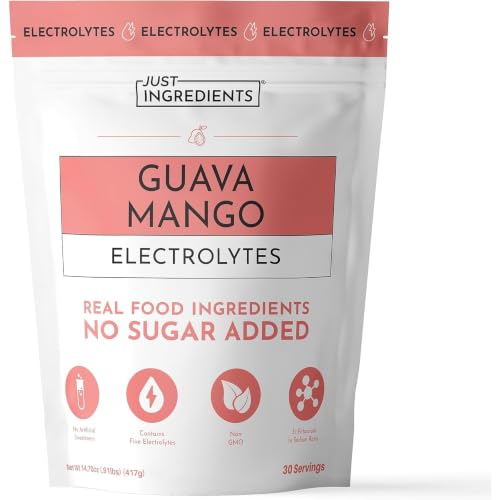 natural guava mango electrolyte powder