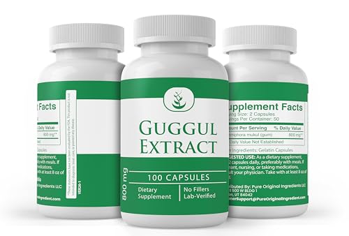 Natural guggul supplement for wellness