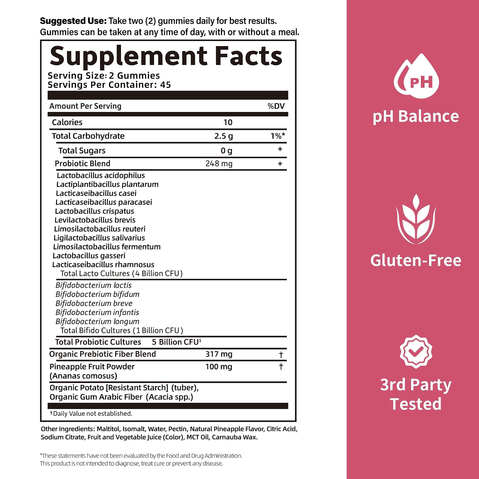 Natural gummies for immune support