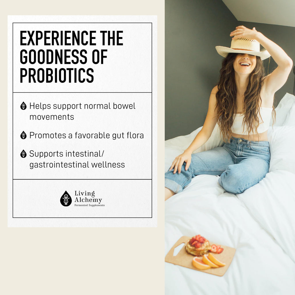 Natural gut flora support with acidophilus
