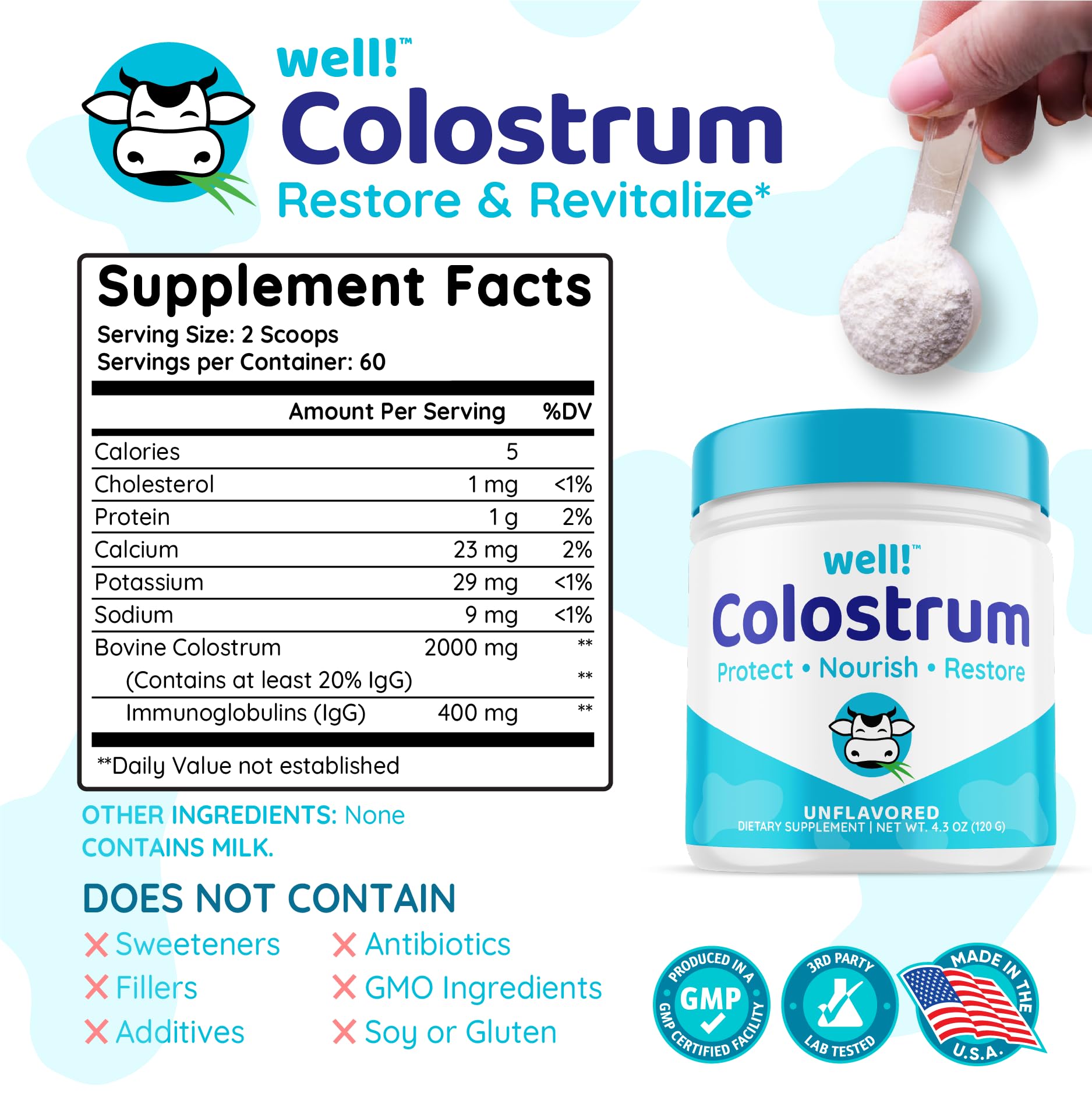 natural gut health booster powder