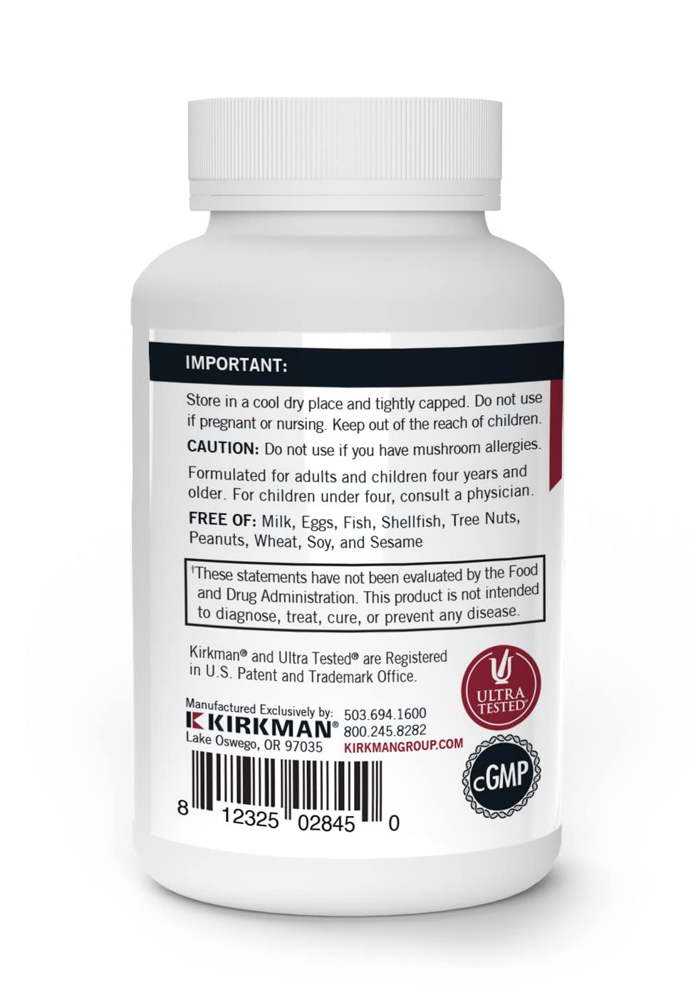 Natural gut health capsules by Kirkman