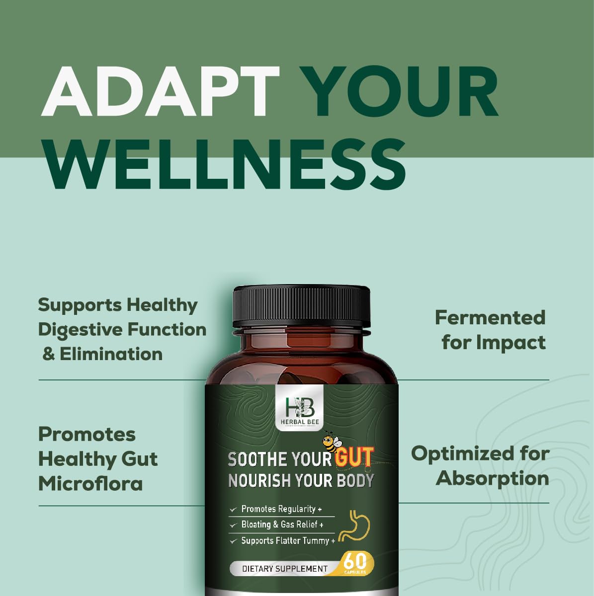 natural gut health capsules for adults