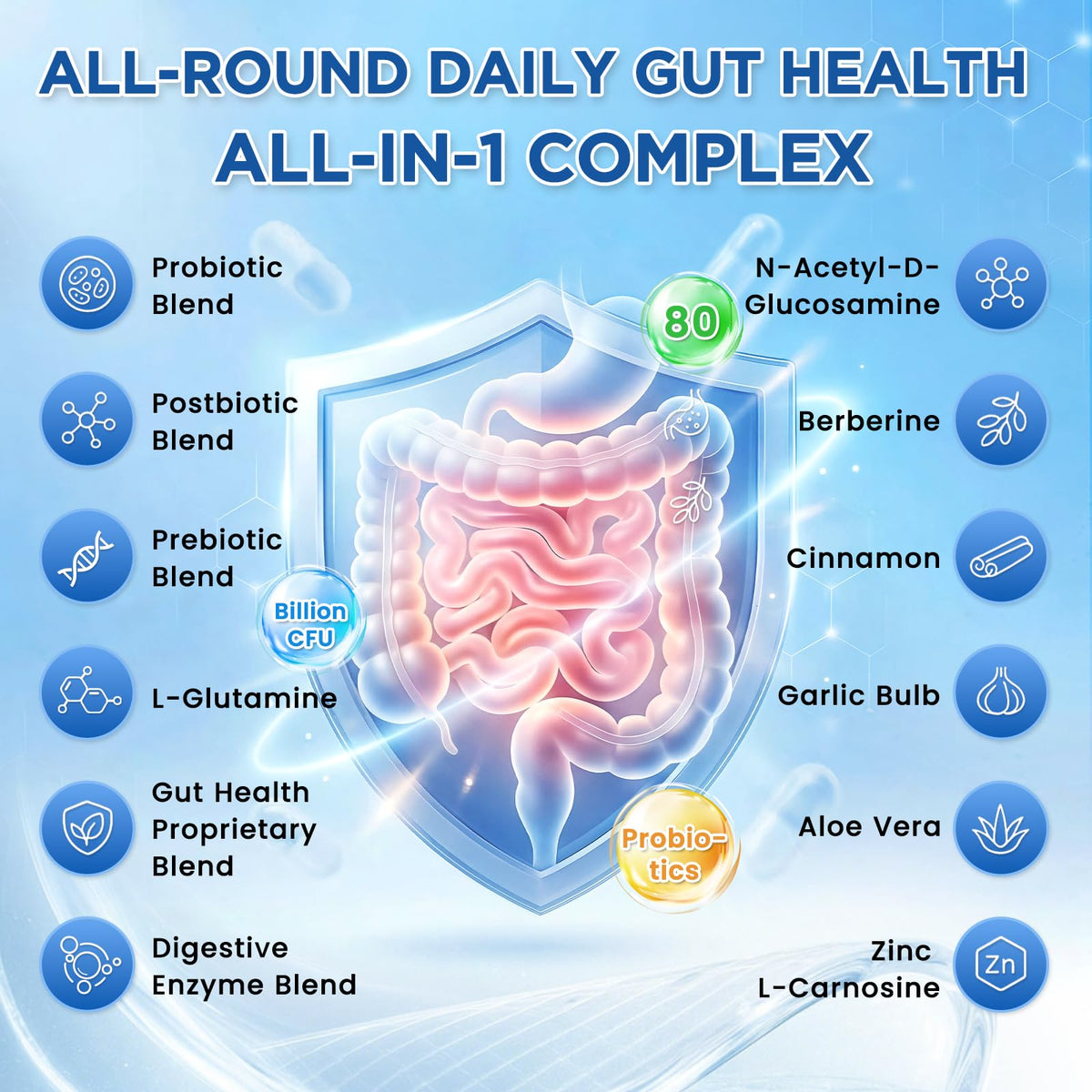 natural gut health supplement capsules