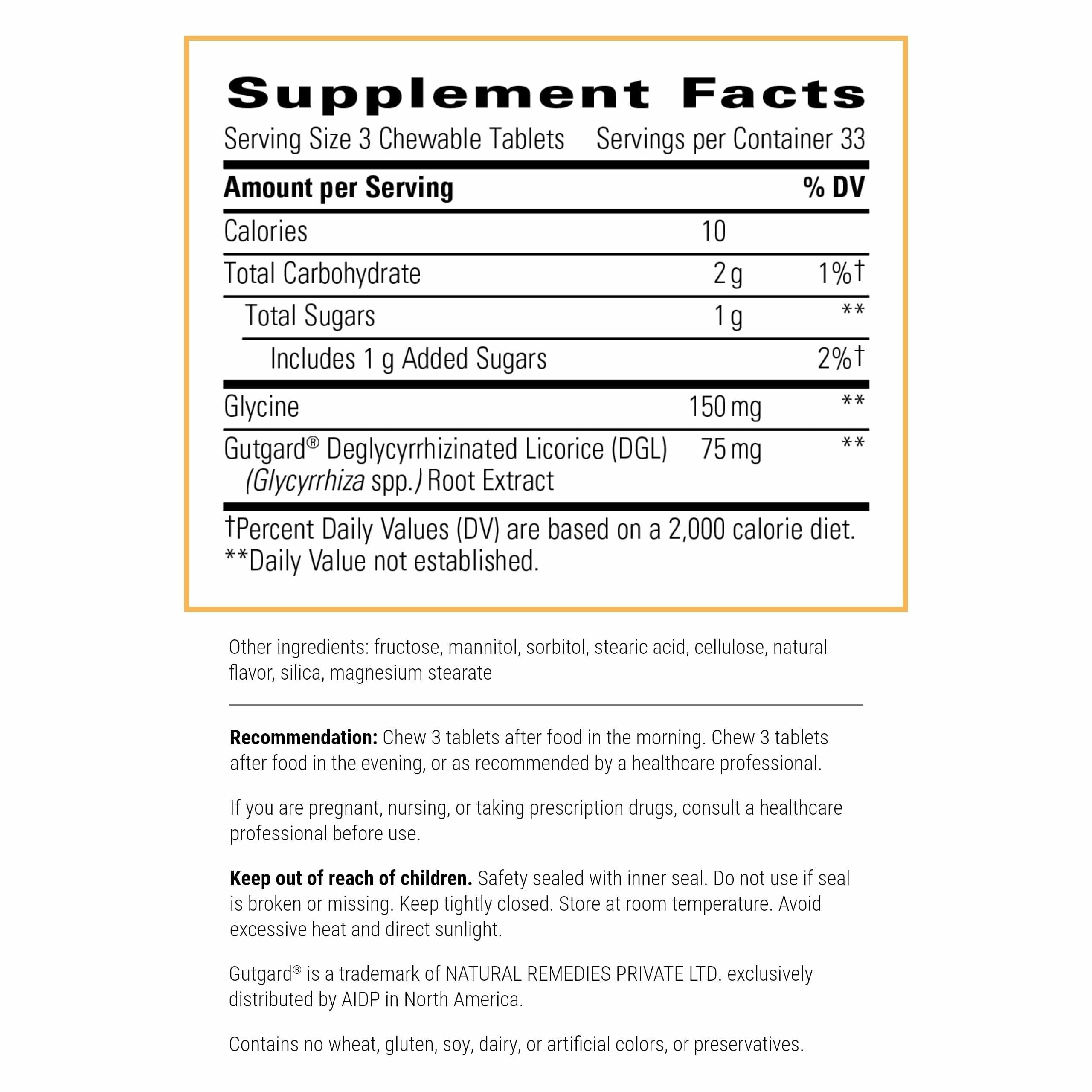 natural gut health supplement licorice