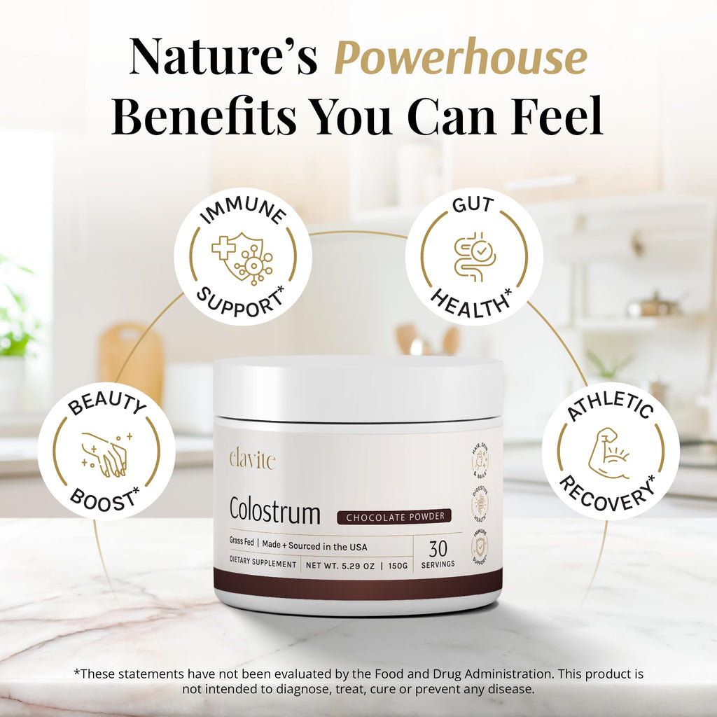 natural gut health supplement with colostrum