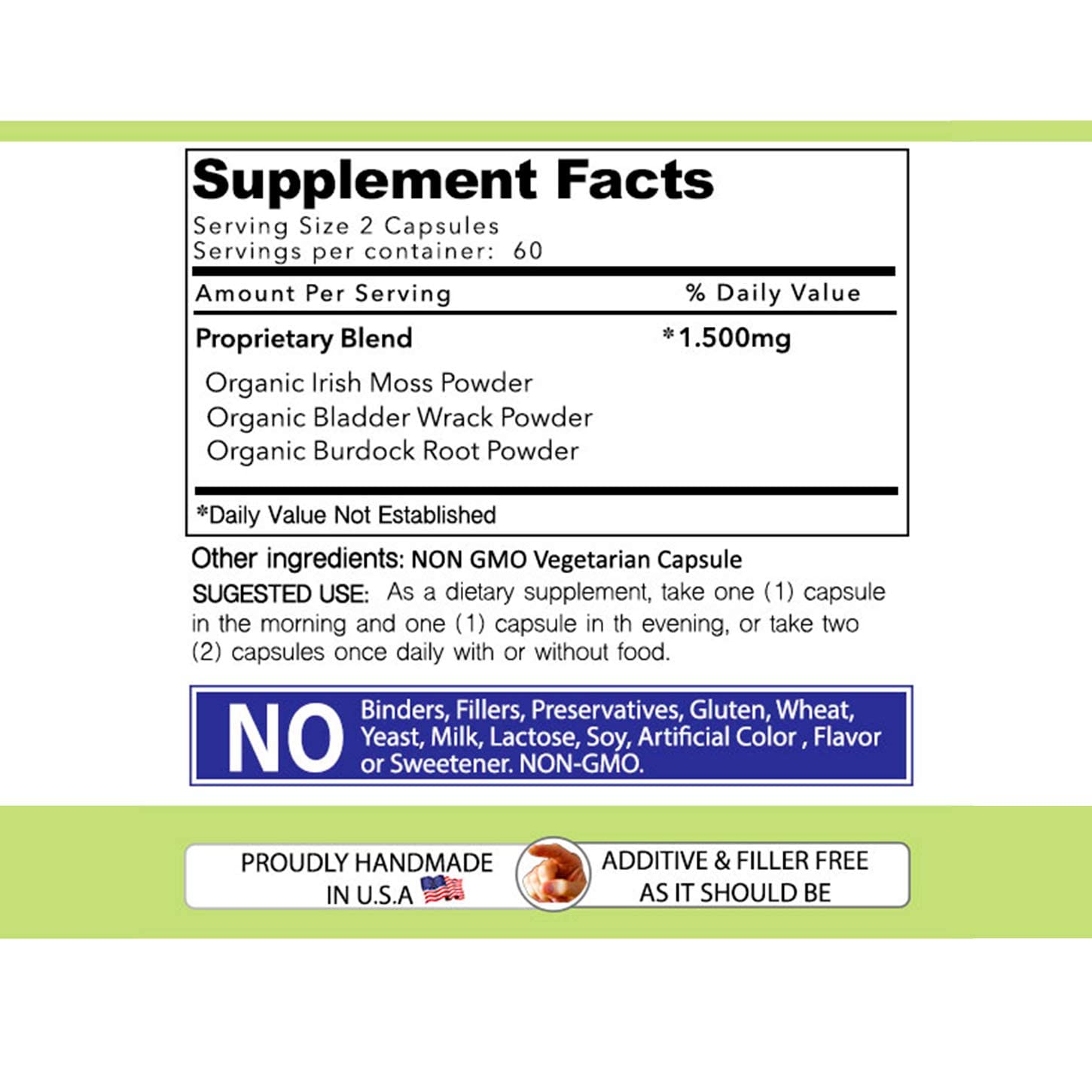 natural gut health support capsules