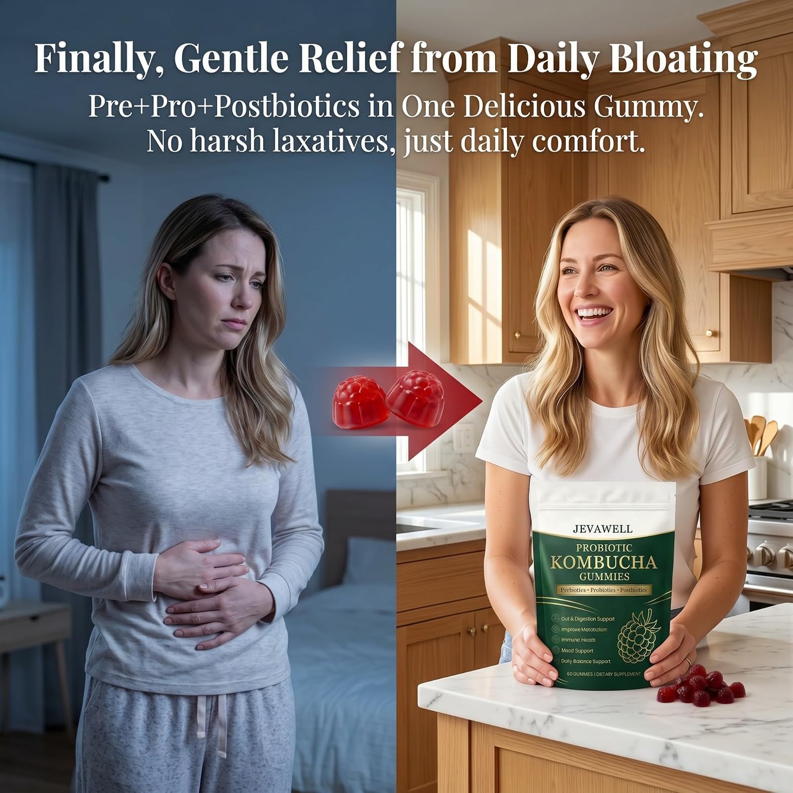 natural gut health support gummies