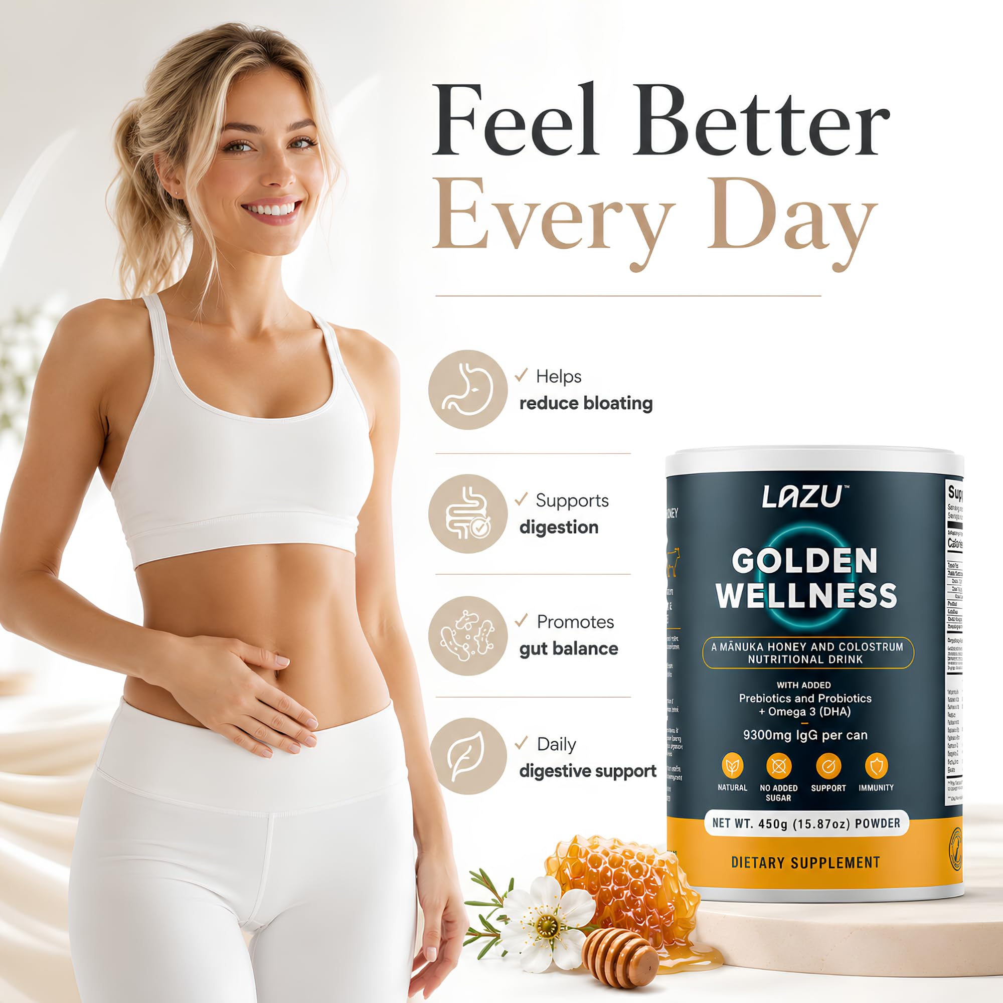natural gut health support powder