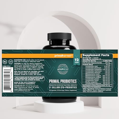 Natural gut health support probiotics