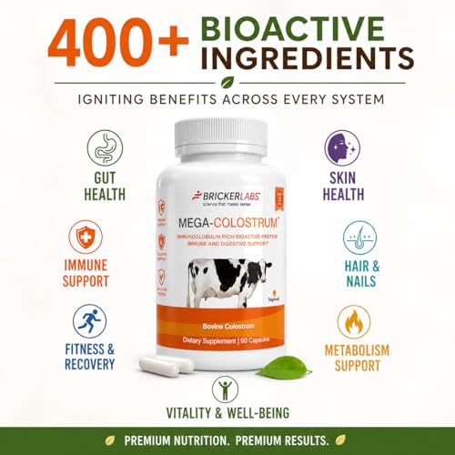 Natural gut health support with colostrum