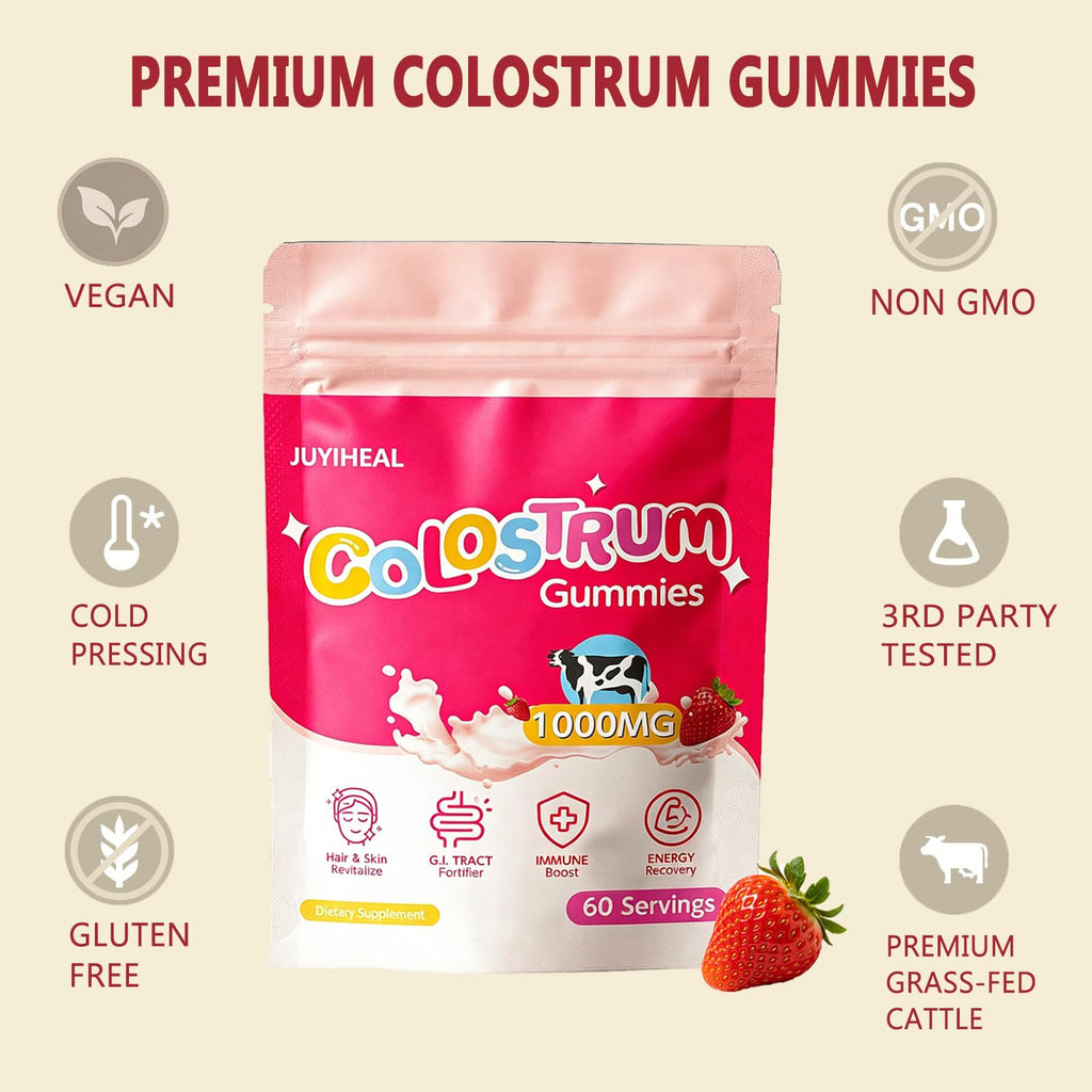 Natural gut health support with colostrum