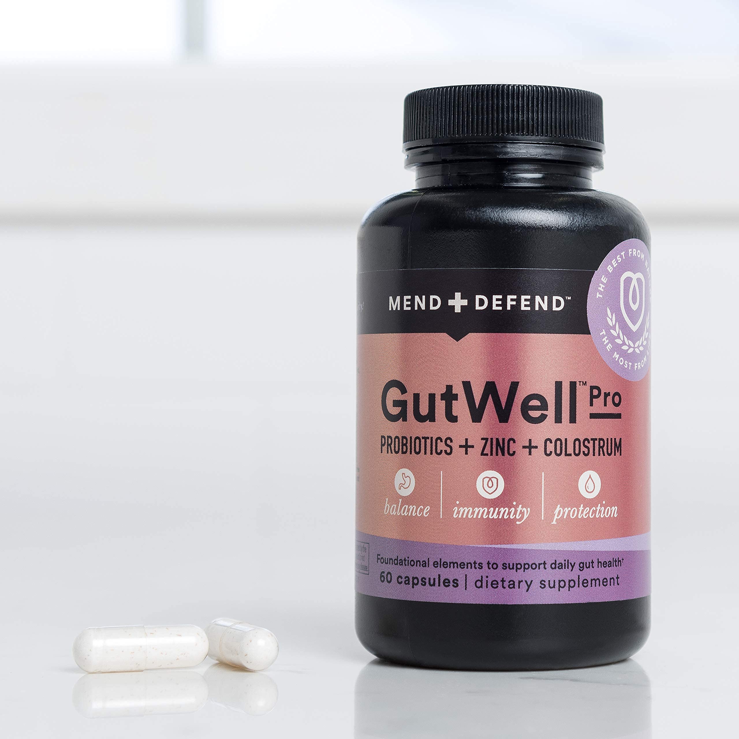 natural gut health support with probiotics
