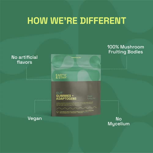 Natural gut support mushroom gummies