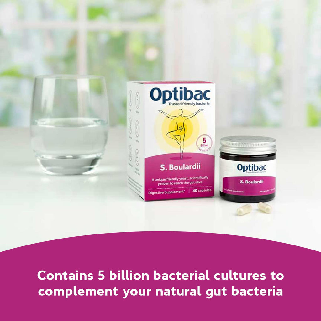 Natural gut support with OptiBac