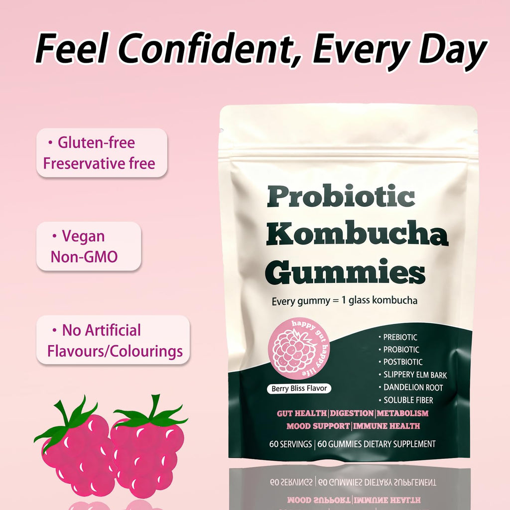Natural gut wellness with kombucha
