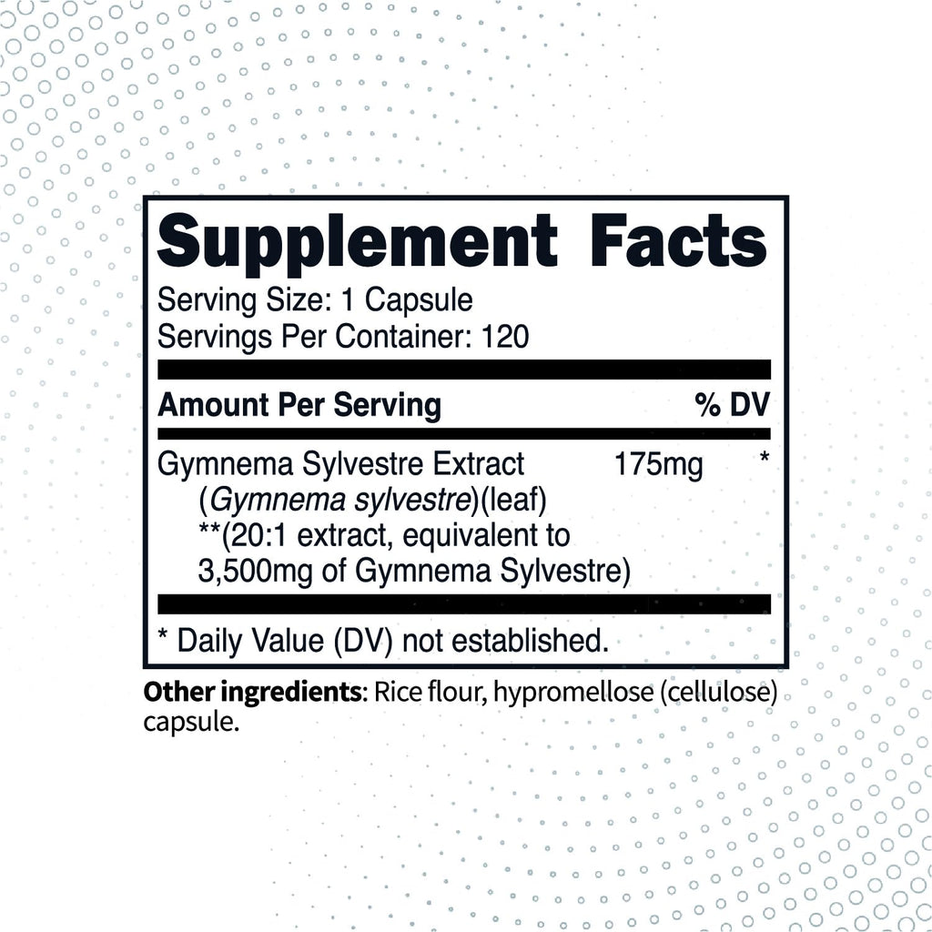 natural gymnema sylvestre capsules for cravings