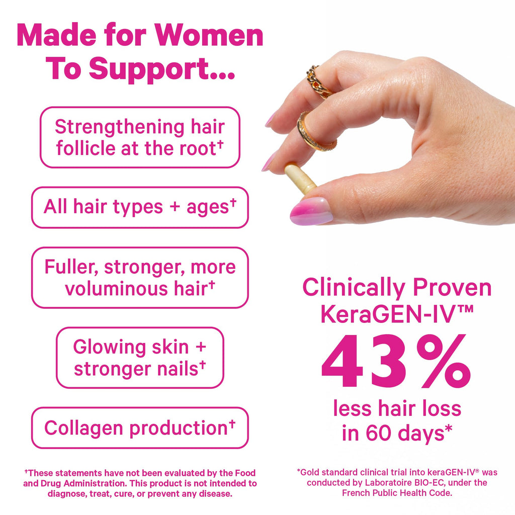 natural hair beauty supplements