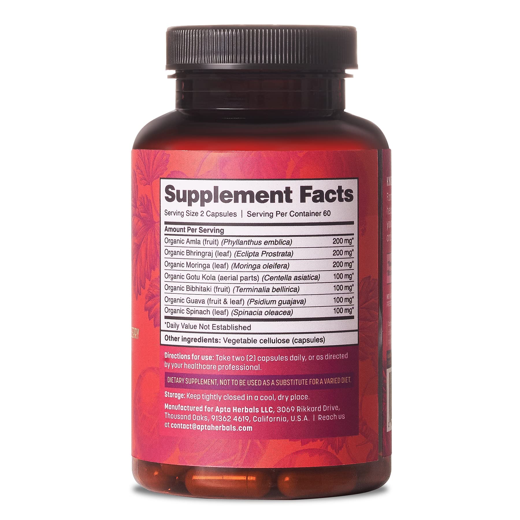 natural hair care with vitamins