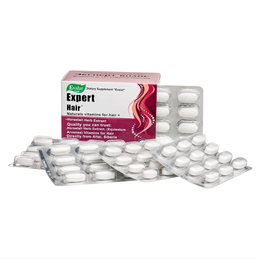 Natural hair growth support tablets