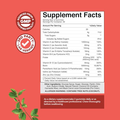 natural hair growth support with biotin