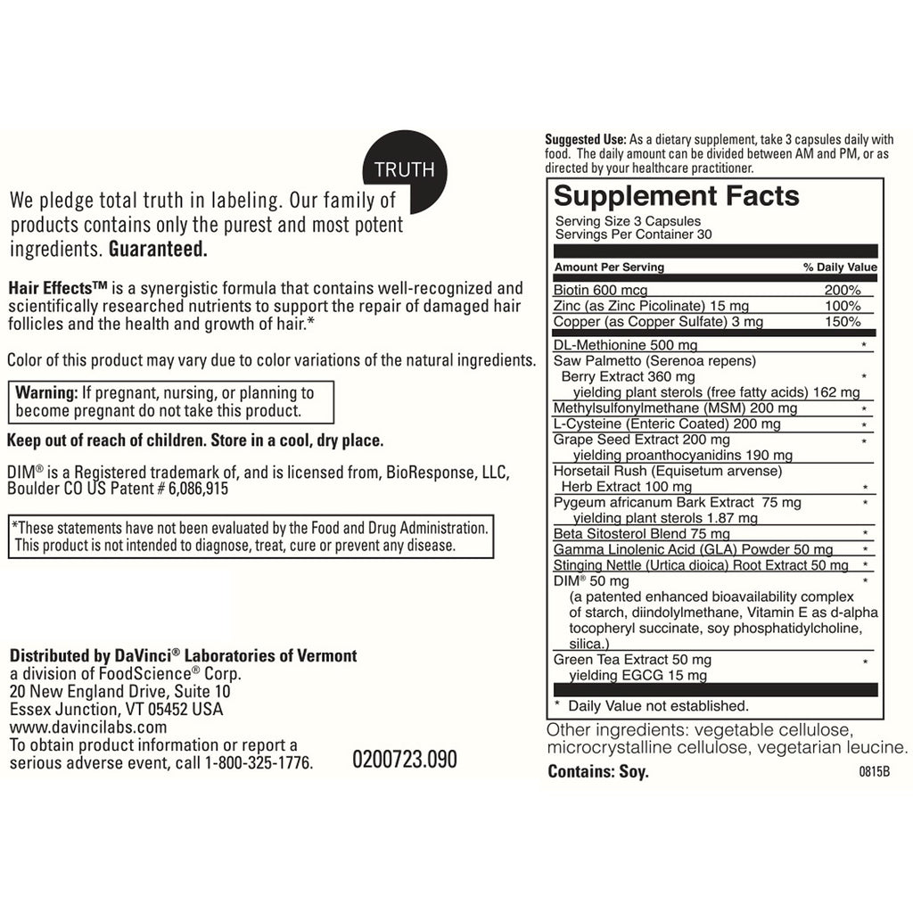 natural hair health support capsules