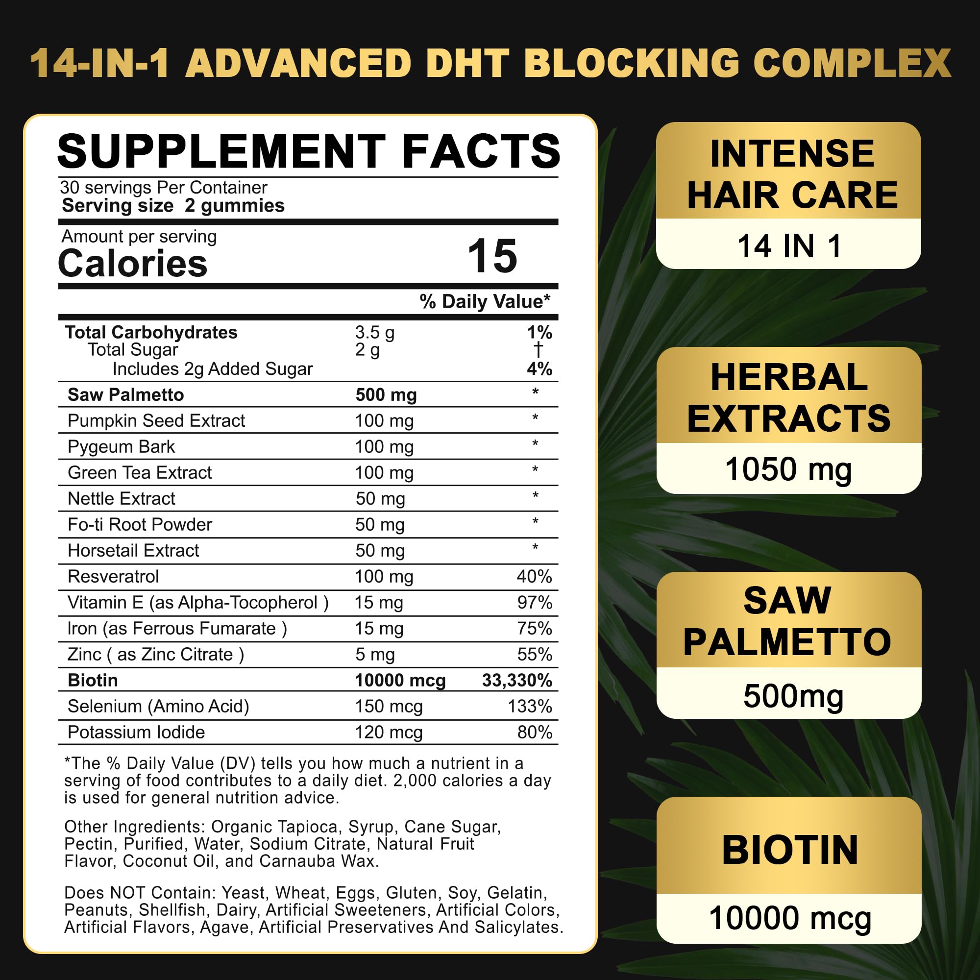 natural hair loss prevention supplements