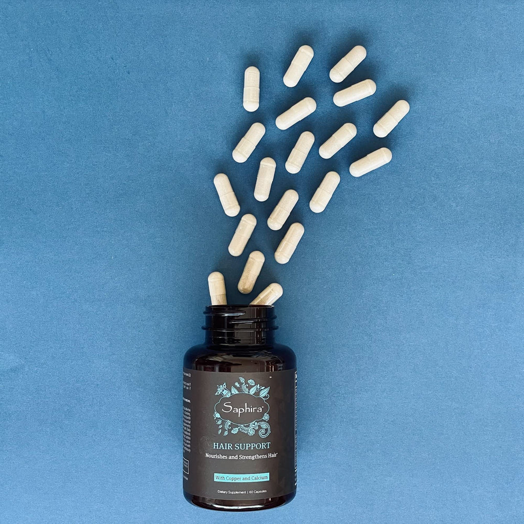 natural hair repair with supplements