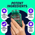 natural hair support with saw palmetto