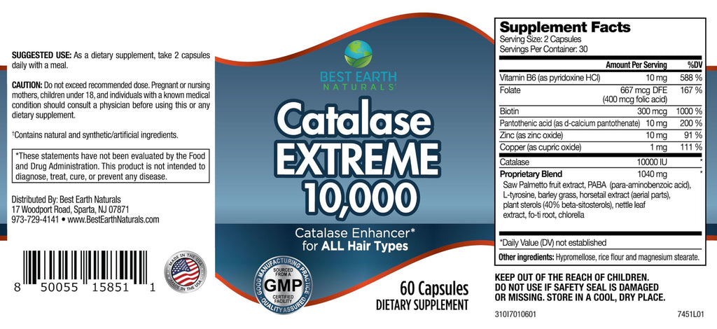 natural hair support with saw palmetto