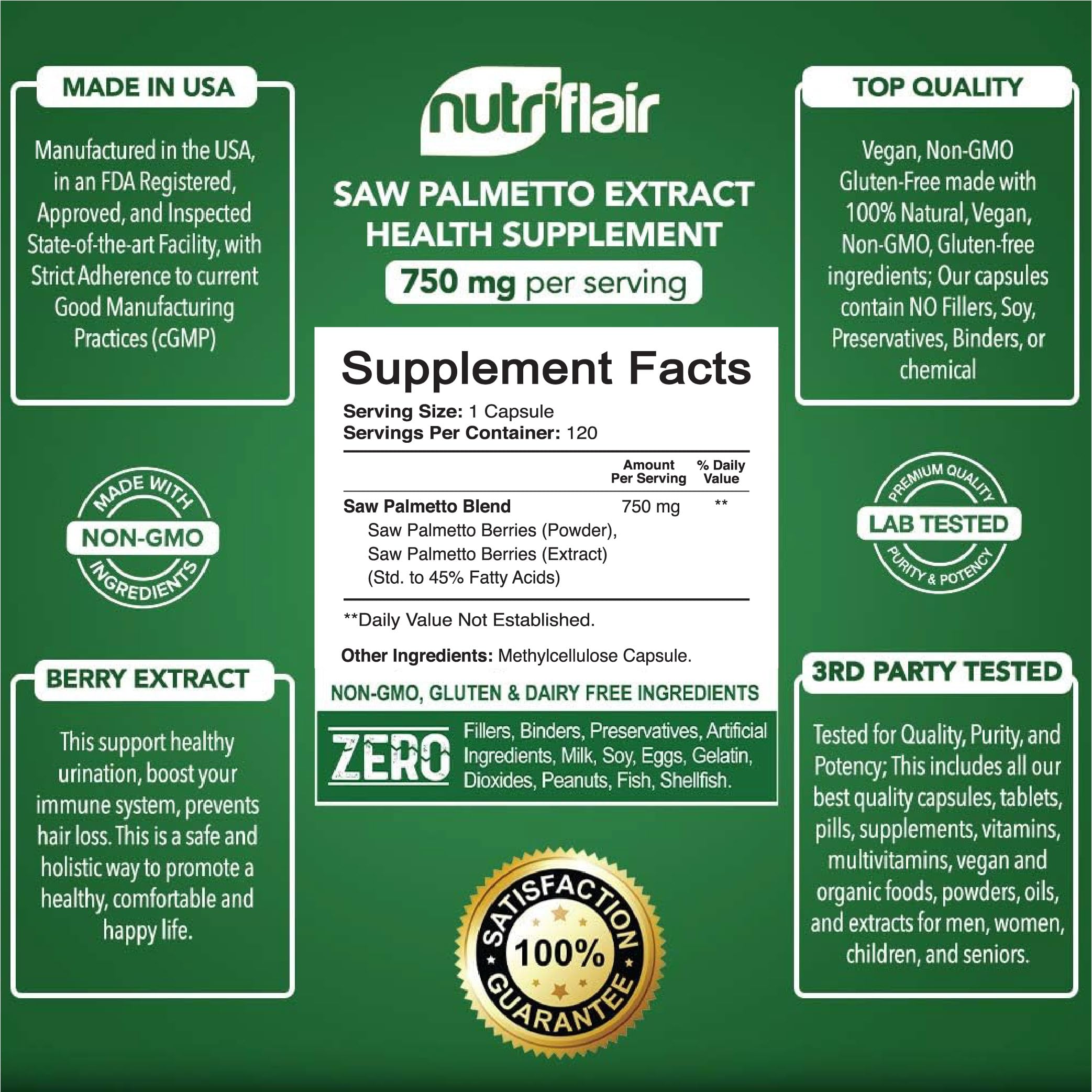 natural hair support with saw palmetto
