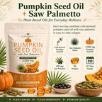 Natural hair support with saw palmetto